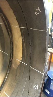 Detection of liner cracking in mechanically lined pipes - TWI