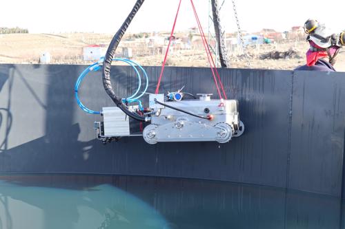 TankRob - Robotic inspection of petrochemical storage tanks - TWI